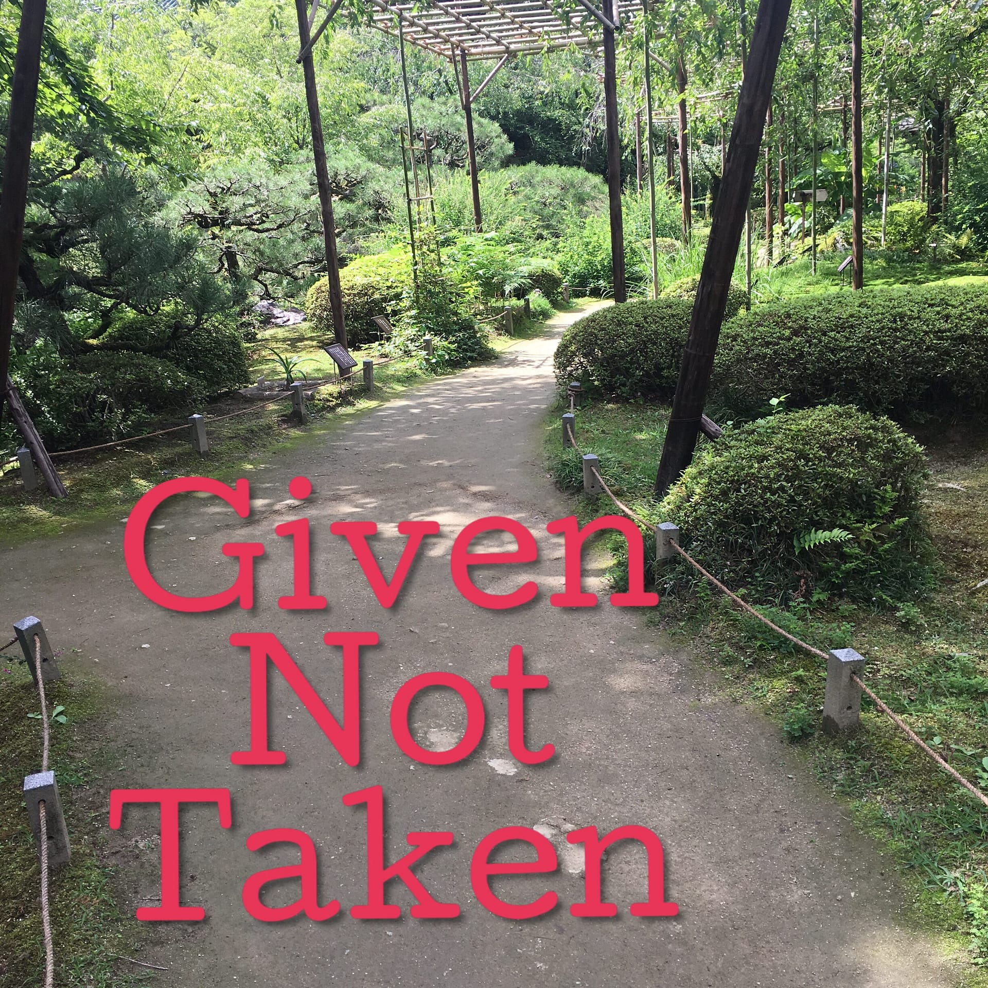 Given not taken - Living the Life God Intended